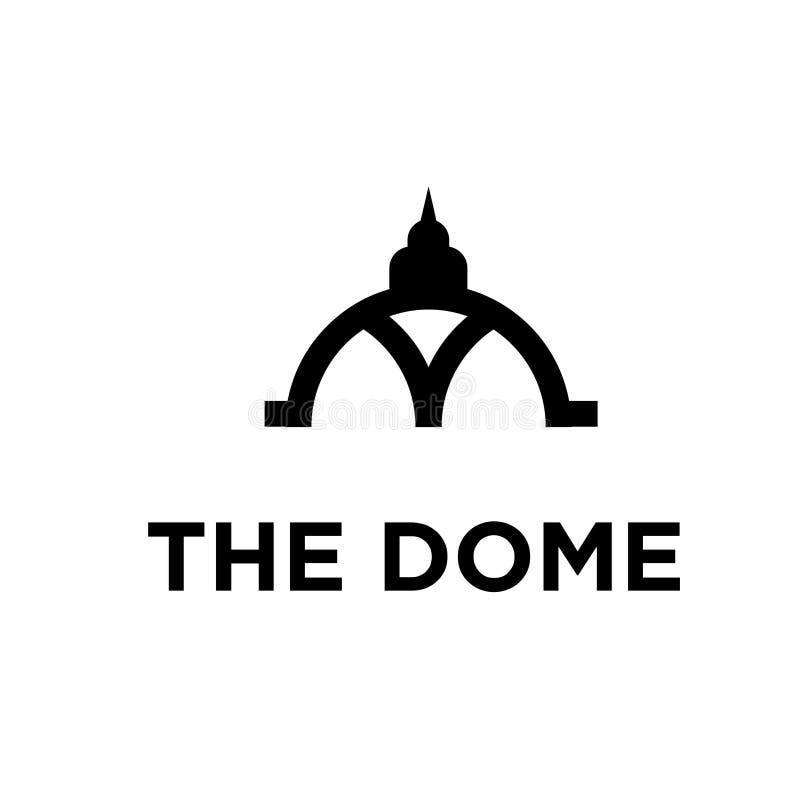 The Modern Dome Palace Creative Logo Design. Template Vector ...