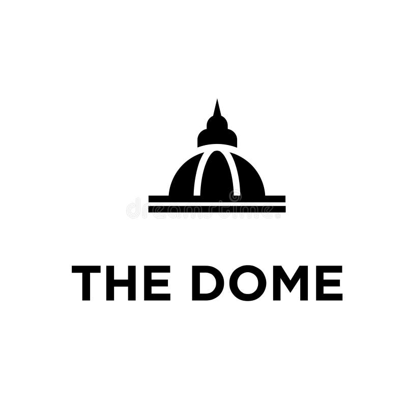 The Modern Dome Palace Creative Logo Design. Template Vector ...
