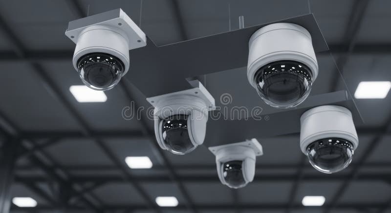 Modern Dome Security Cameras Providing Advanced Surveillance and ...