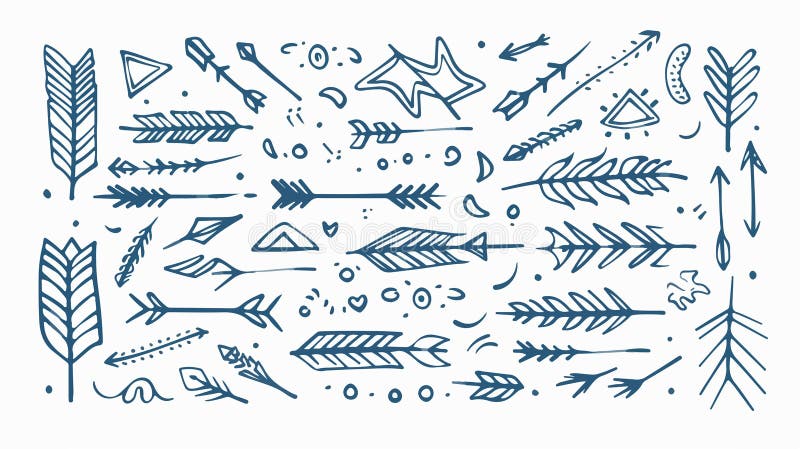 Modern Doodles of Arrows, Pointers, and Shapes for Design Inspiration ...