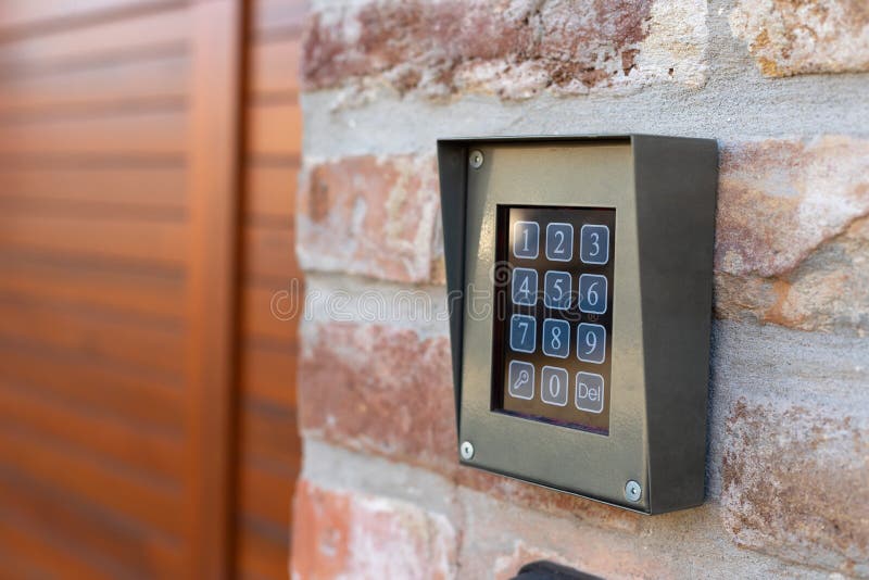Modern door bell stock photo. Image of modern, bell - 210071122