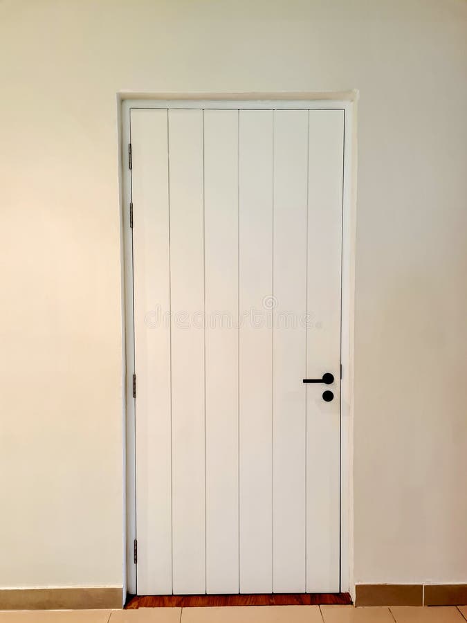 Modern Door, Front Door, Wooden Door, White Wooden Door Stock Photo ...