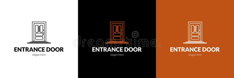Modern door logo stock vector. Illustration of door - 312880438