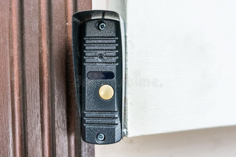 Modern doorbell button stock image. Image of button, chime - 87739331