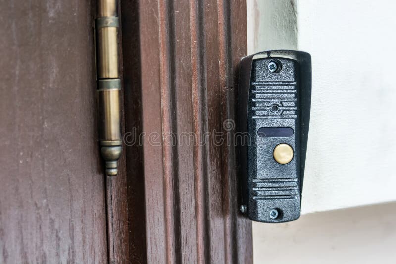 Modern doorbell button stock image. Image of home, button - 89116473