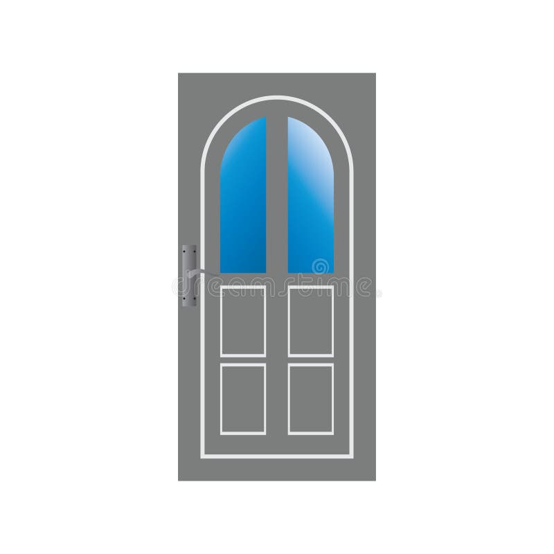 Modern Doors Front Entrance Doors House Vector Stock Vector ...