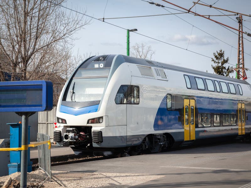 A Modern Double-decker Electric Multiple Unit (EMU) Train for Regional ...