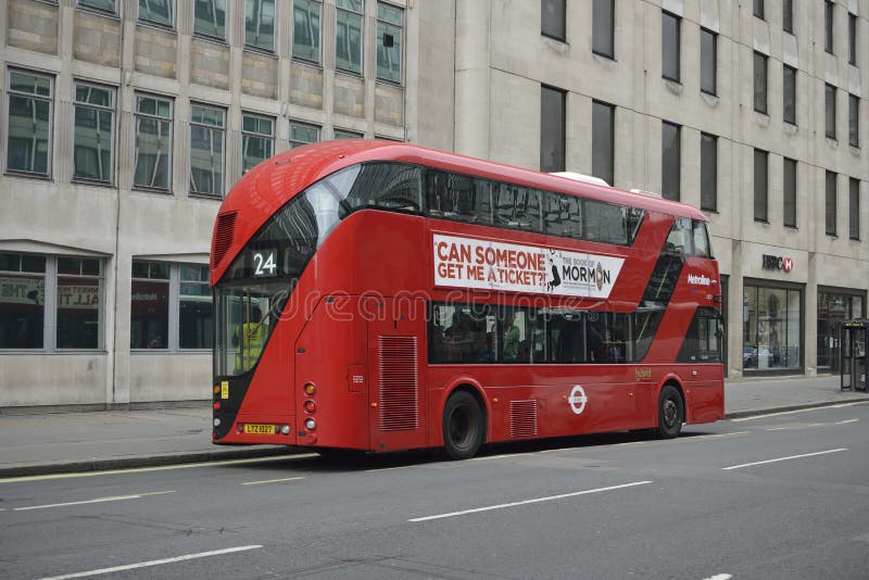 Modern Double Decker in London Editorial Image - Image of historic ...