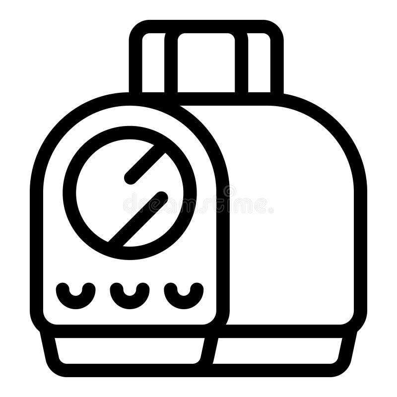Modern Double Toaster with Temperature Control Icon Stock Vector ...