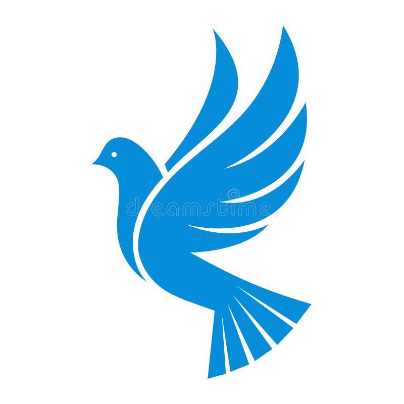 Modern Dove or Pigeon Logo Vector Illustration Stock Illustration ...