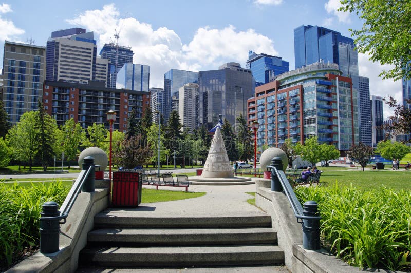 Modern Downtown in Calgary, Alberta Canada. Editorial Photography ...