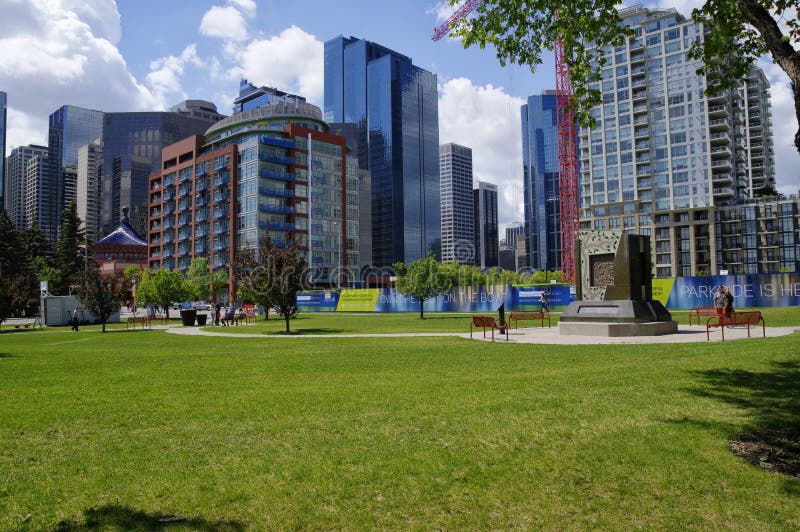 Modern Downtown in Calgary, Alberta Canada. Editorial Image - Image of ...