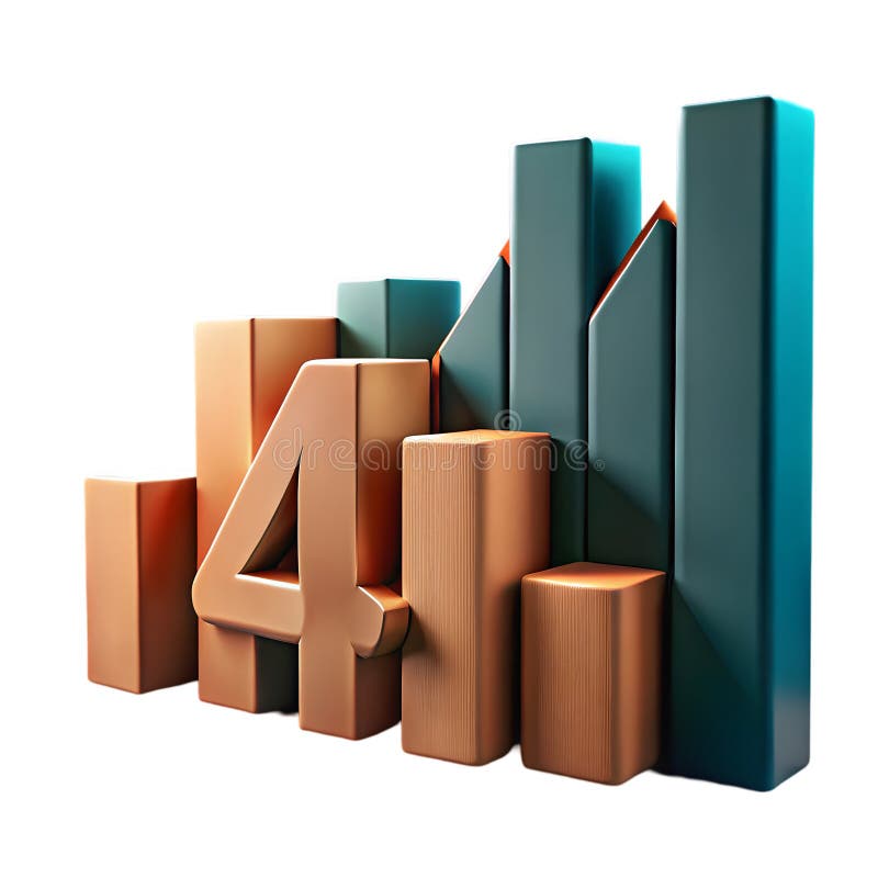 Modern Downward Graph stock illustration. Illustration of chart - 370145050