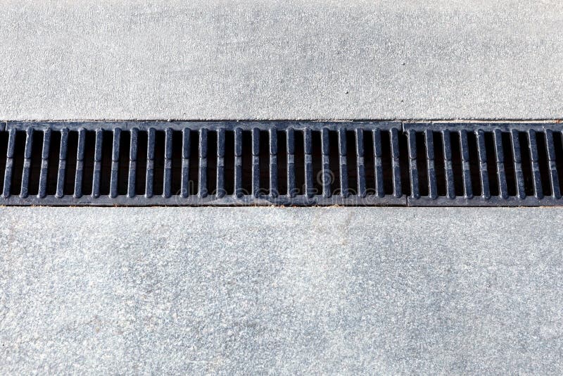 Modern drainage system stock photo. Image of rough, sewer - 110266996