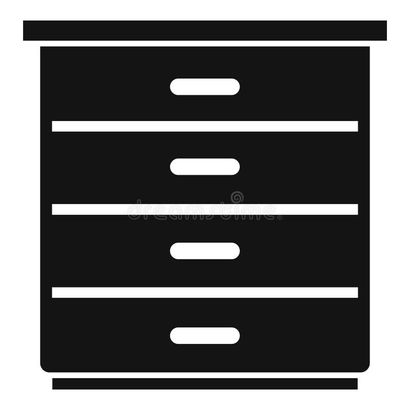 Modern Drawer Icon Simple Vector. Kitchen Design Stock Vector ...