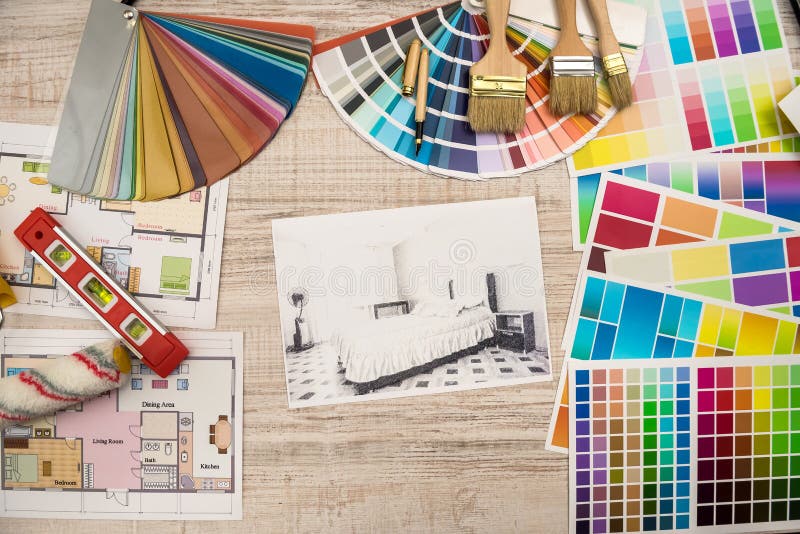 Modern Drawing Pencil Sketch of a Room. Interior Design Projects ...