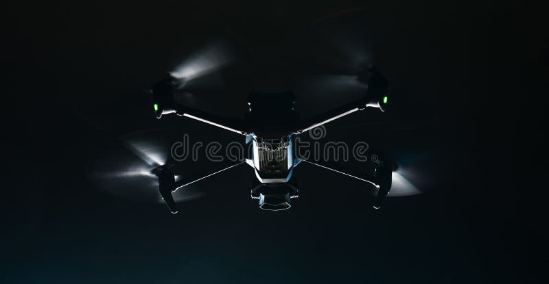 Modern Drone in Flight stock image. Image of modern - 315899617