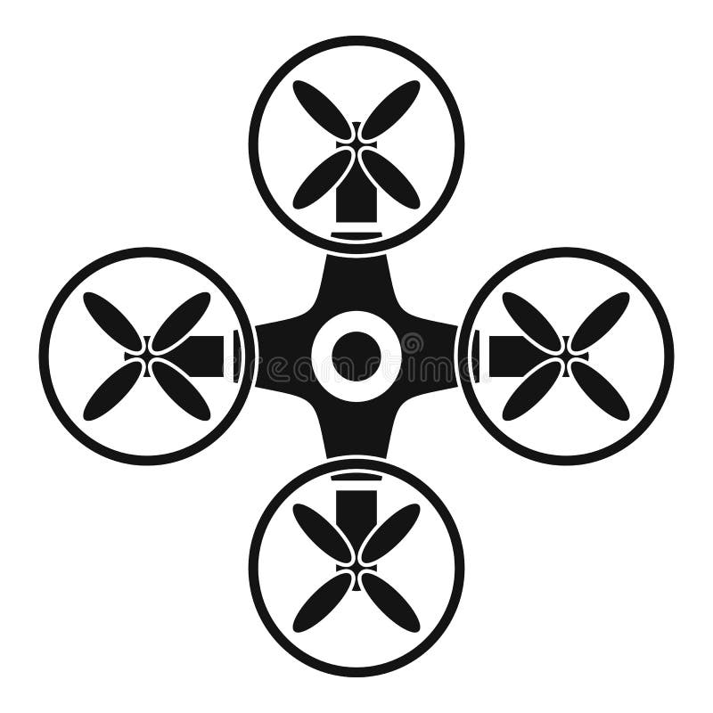 Modern Drone Icon, Outline Style Stock Vector - Illustration of drone ...