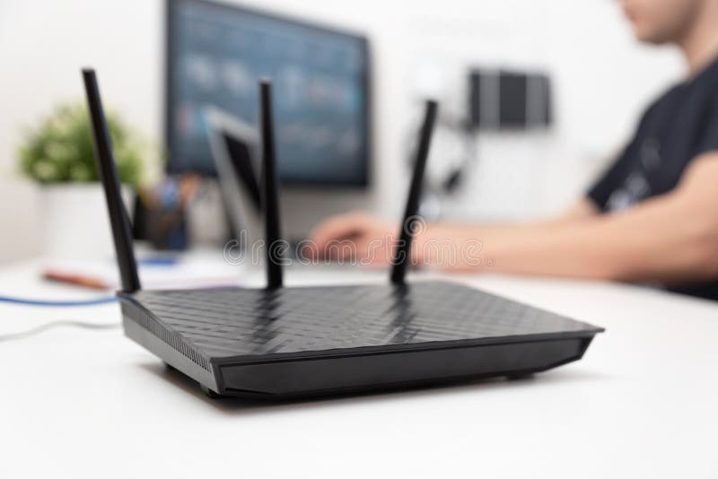 Router 001 stock image. Image of ethernet, wires, intranet - 328627