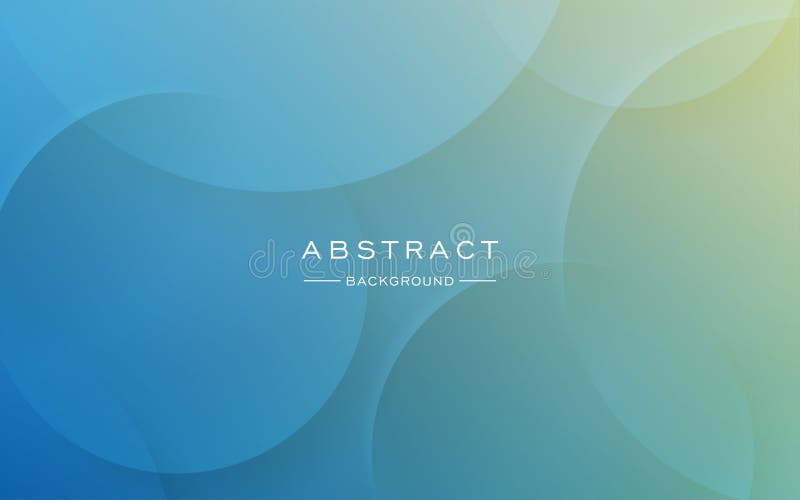 Modern Abstract Dynamic Blue Green Circle Shape Shadow and Light ...