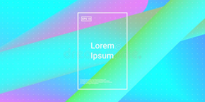 Modern Dynamic Flow Shapes with Fluid Glow Effect. Stock Vector ...