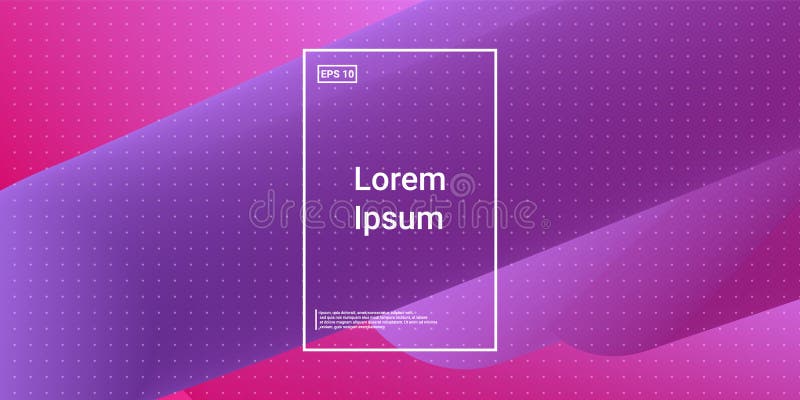 Modern Dynamic Flow Shapes with Fluid Glow Effect. Stock Vector ...