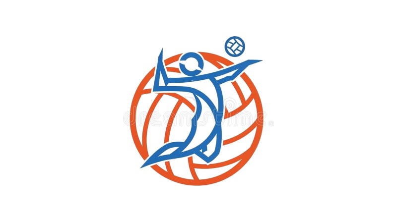 Abstract Volleyball Logo Design Team Stock Illustrations – 1,135 ...