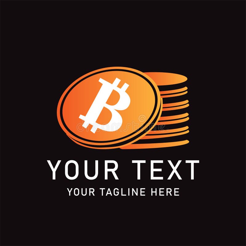 Crypto Fortune: Bitcoin Investment Logo Stock Vector - Illustration of ...