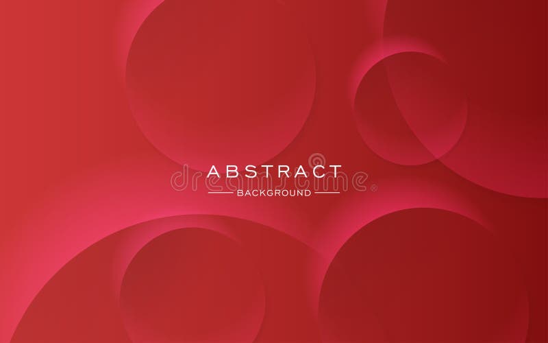 Modern Dynamic Red Circle Shape Shadow and Light Dimension Background ...