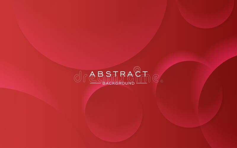 Modern Dynamic Red Circle Shape Shadow and Light Dimension Background ...