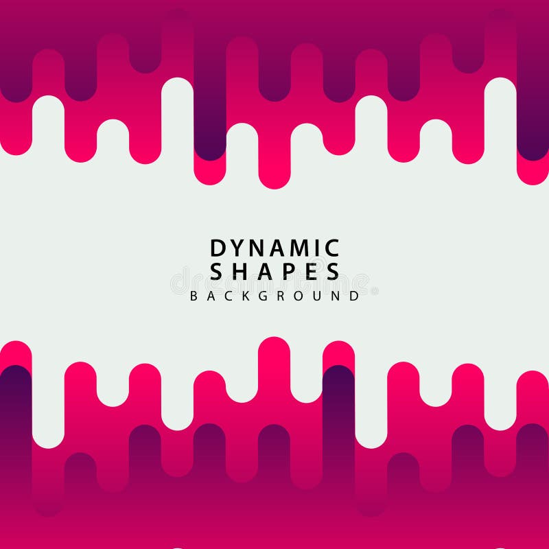 Modern Dynamic Shapes Style Background Combination Modern Style Abstraction Stock Vector