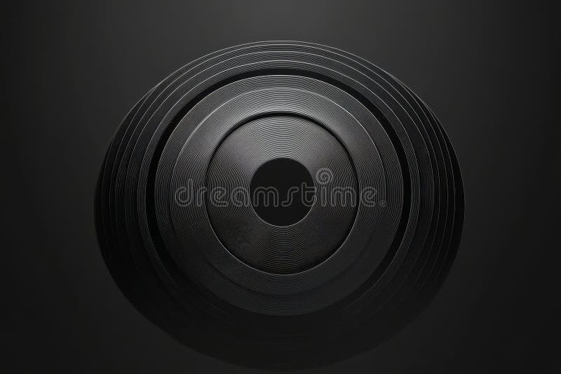 In a Modern and Dynamic Style, this Grey Disco Circle Background ...