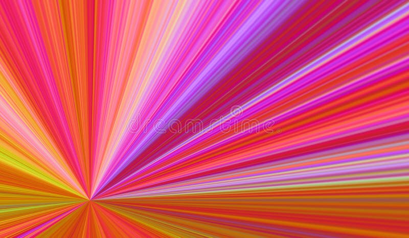 Rainbow Color 3D Stripes Effect Abstract Background Stock Illustration ...