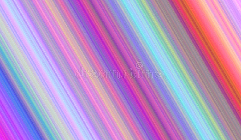 Rainbow Color 3D Stripes Effect Abstract Background Stock Illustration ...