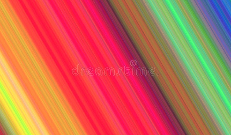 Rainbow Color 3D Stripes Effect Abstract Background Stock Illustration ...