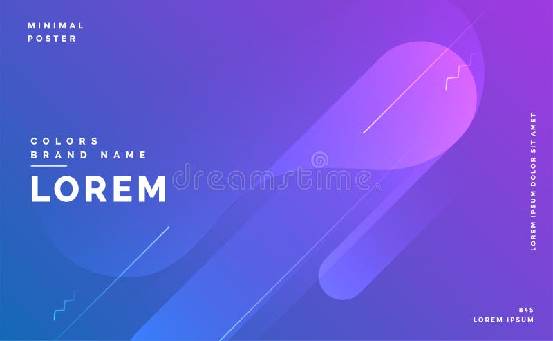 Modern Dynamic Vibrant Presentation Layout Banner Design Stock Vector ...