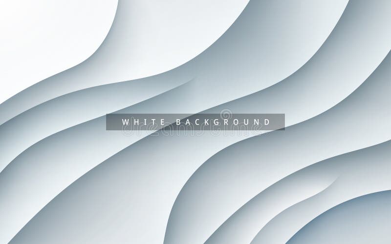 Modern Dynamic White Gray Wave Shape Shadow and Light Dimension ...