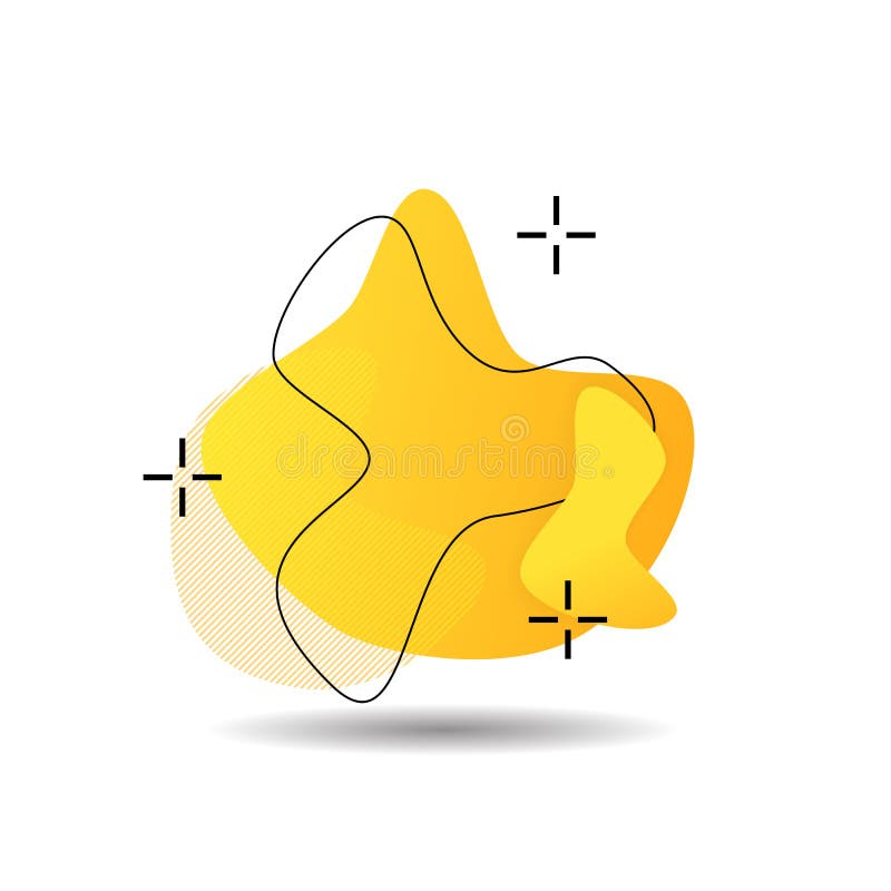 Fluid Frame Isolated on White Background. Set of Abstract Liquid Shapes ...