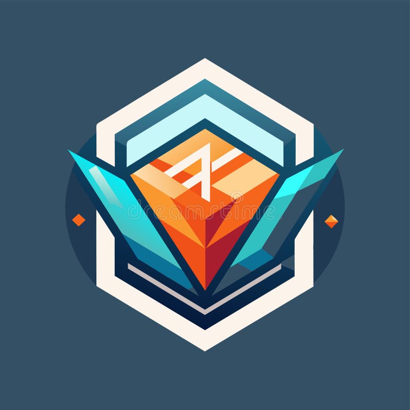 Modern E-commerce Logo Design Featuring Geometric Shapes and Vibrant ...