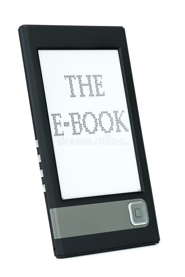 Modern ebook reader stock photo. Image of digital, gray - 12918326