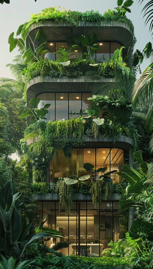 Eco-Conscious Manufacturing Site with Sustainable Design Surrounded by ...