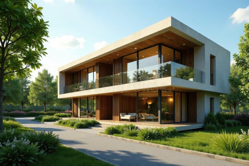 Modern Eco Friendly Building, Sustainable Materials, Hempcrete, Green ...