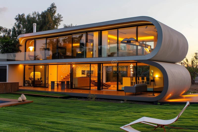 Modern Eco-friendly Self-sufficient Home Design with Sustainable ...