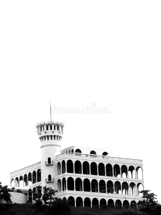 Modern edifice stock image. Image of architecture, mountain - 122477493