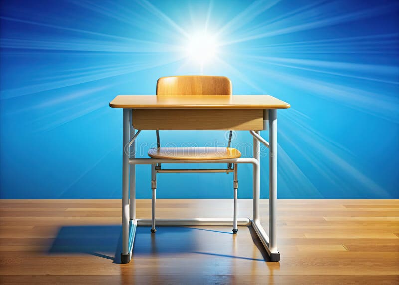 Modern Educational Workspace Background Design for Study Areas Posters ...