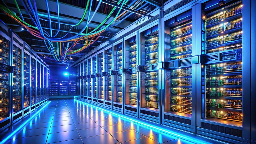 Modern Efficient Integrated Server Room System for Enhanced Data Center ...