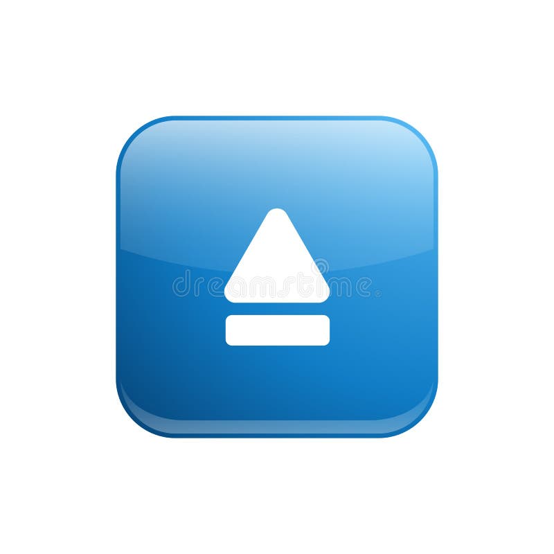 Modern Eject Icon Button Logo Stock Vector - Illustration of sign ...