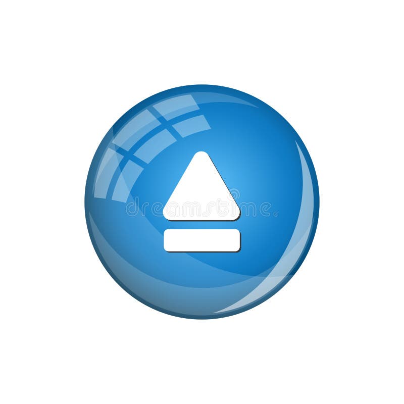 Modern Eject Icon Button Logo Stock Vector - Illustration of movie ...