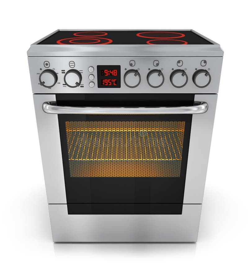 Electric cooker oven stock vector. Illustration of kitchenware - 40964454