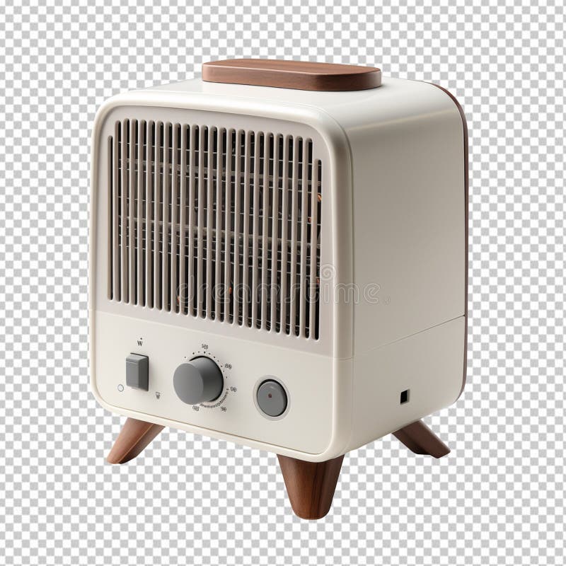 Modern Electric Fan Heater Isolated on Transparent Background Stock ...